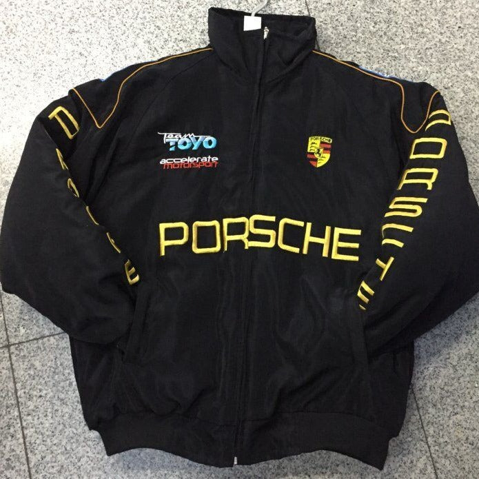 F1 Racing Jacket - Vintage Style Embroidered Outerwear – The Abacus Files
